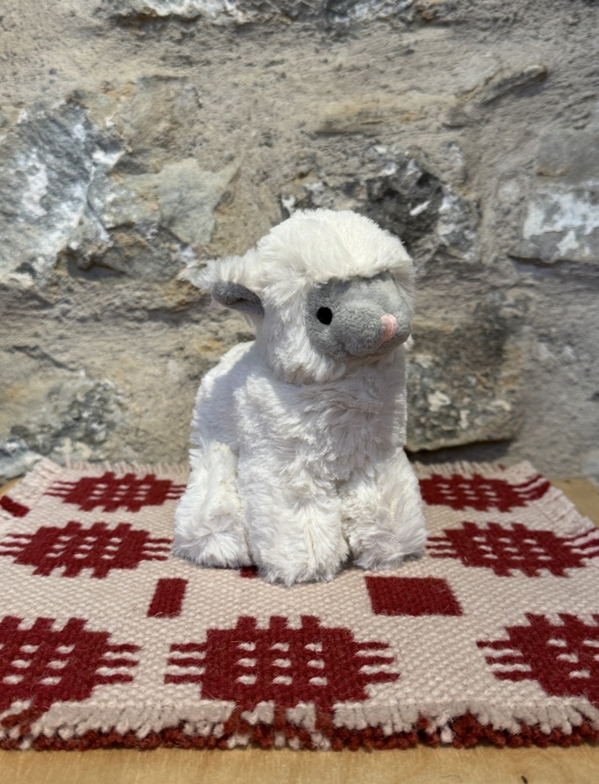 Soft Lamb Toy. Solva Woollen Mill
